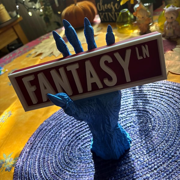 Book Library Sign 3D Printed Bookshelf Decor Gift - Etsy