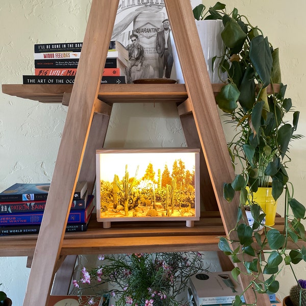 Light Box, Light Sign, Handmade Wooden Lamp, Bedside Table Lamp, Wall ...