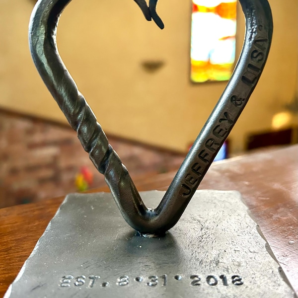 6th Anniversary Gift, Hand Forged Iron, Iron Gift for Her, Beautiful ...