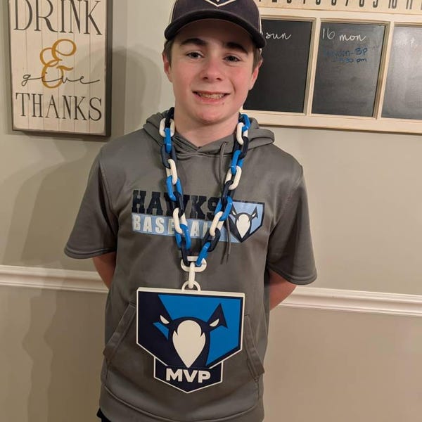 Custom 3D Printed Hype Chain Oversized Sports Fan MVP Award - Etsy