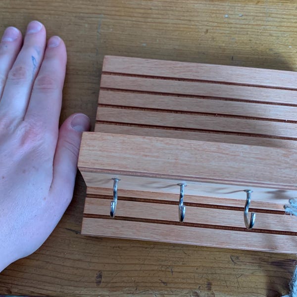 Key Rack, Entryway Organizer, Key Holder for Wall, Mid Century Modern ...