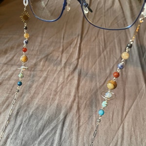 Solar System Eyeglasses and Sunglasses Chain , Mask Chain, Crystal ...