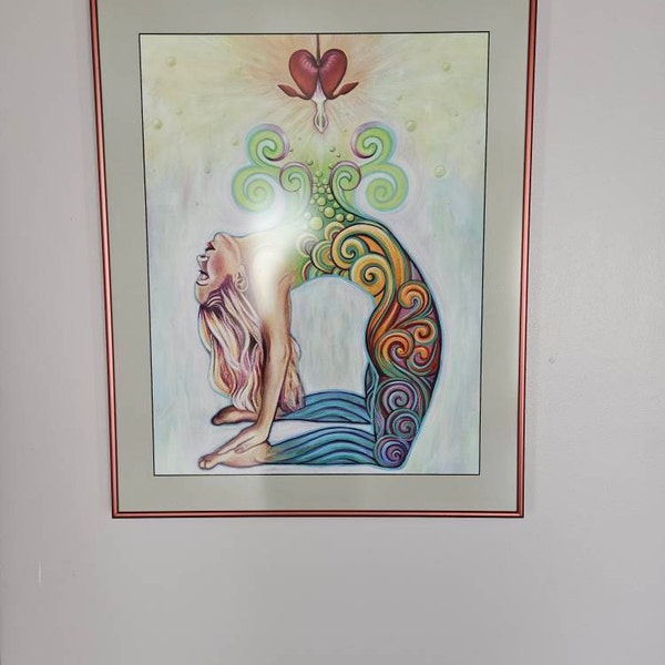 Leaf Goddess Green Leaf Artwork Leaf Artwork Abstract Leaf Art Print ...