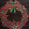 Christmas Wreath 3D Zentangle Svg Files, Multilayer Panel for Laser ...