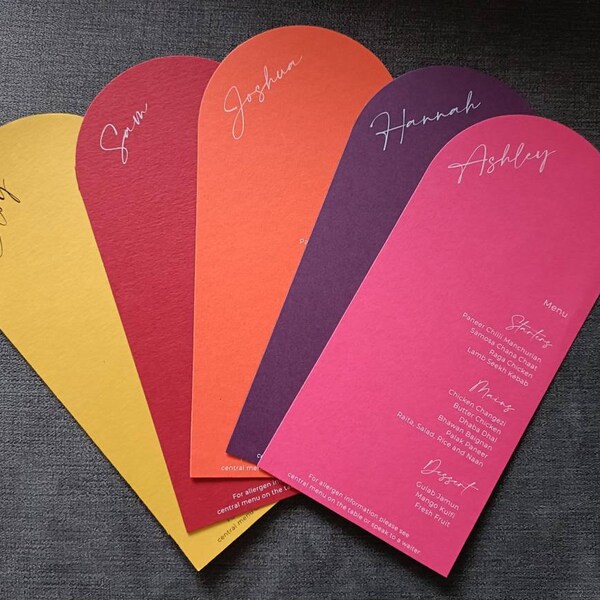 Menu, Placecards, Place Names, Wedding, Arch, Place Cards, Name, Event ...