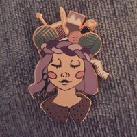 Craft Queen New Skin Tones Gold Plated Hard Enamel Pin - Etsy Canada