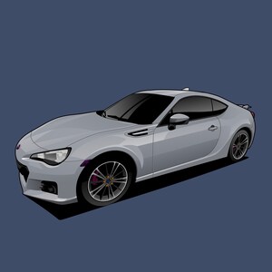 Custom Car Portrait Car Illustration Vector Art Custom - Etsy