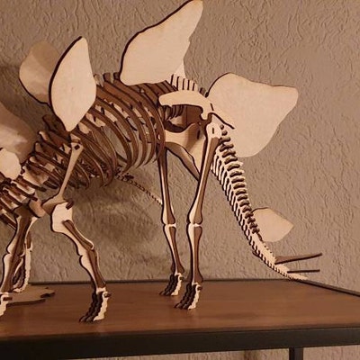 T-rex Dinosaur Digital Pattern Template File for Laser SVG DXF CDR ...