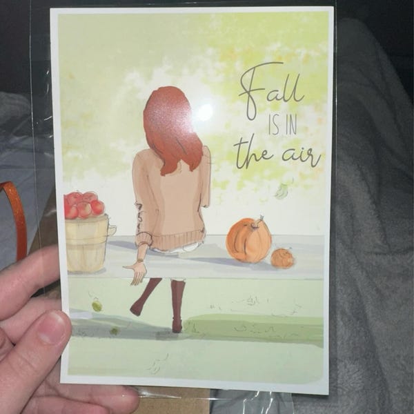 Fall is the Air - Heather Stillufsen Cards Heather Stillufsen Art - Etsy