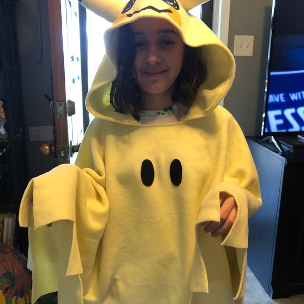 Mimikyu Pokemon Anime Cosplay Halloween Costume Poncho Hooded Cloak ...