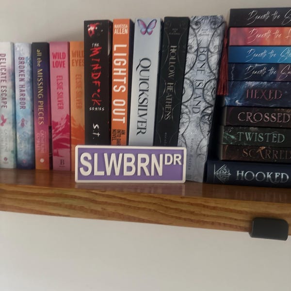 Library Street Sign Bookshelf Sign Personalized Laser Engraved Bookish ...