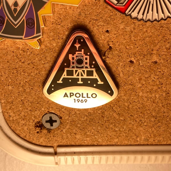 NASA Apollo 11 Lunar Lander Enamel Pin - Space Pin - Cosmic Science Art ...