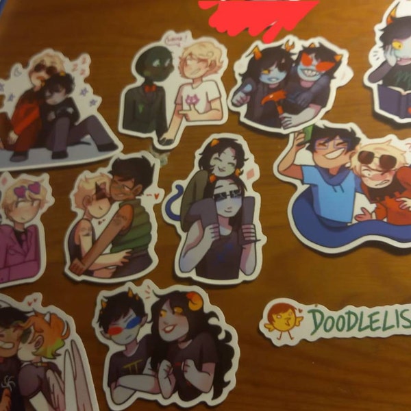 Homestuck Ships Sticker Set (pack of 9 Stickers) - Etsy