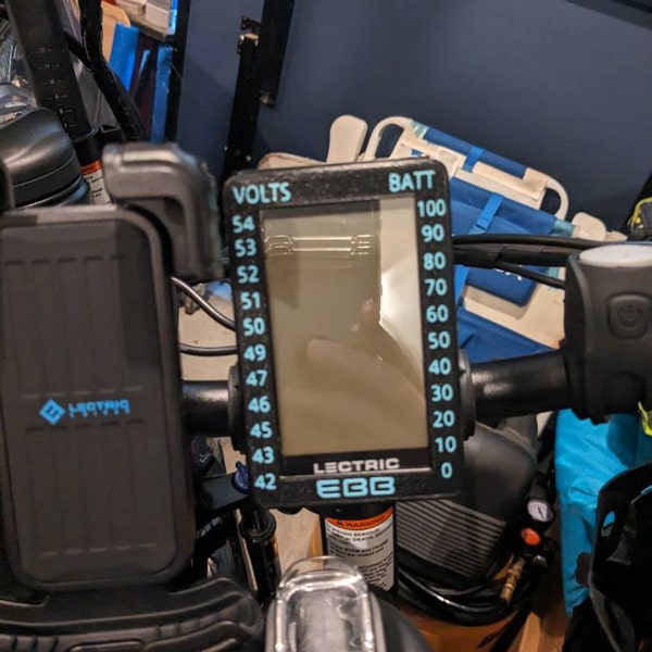 Lectric Ebike Display Cover - Battery Chart (monochrome M5 Screen Only ...