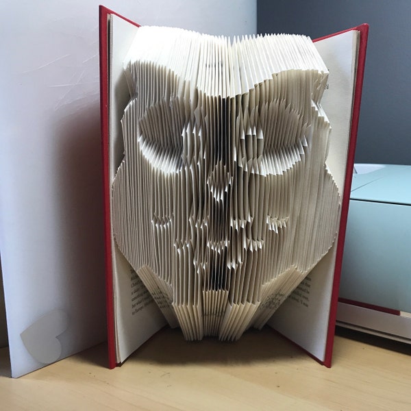 OWL - Book Fold Pattern - 2 Different Sizes Included 378 and 422 Pages ...