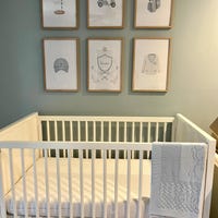 Christian Nursery Wall Decor, Set of 6 Bible Verse Wall Art, Nursery ...