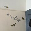 Birds and Tree Branch Wall Decal Set, Floral Harvest Pattern - Etsy