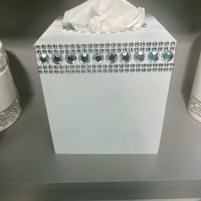LEMON TISSUE BOX Cover Decoupage With Lemons, Leaves and Blooms on ...