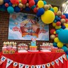 Dumbo Backdrop Banner, Carnival Birthday Background, Circus Tent Theme ...