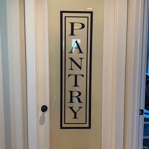 Pantry Vertical Decal Vinyl Sticker Kitchen Decor Pantry Sticker Pantry ...
