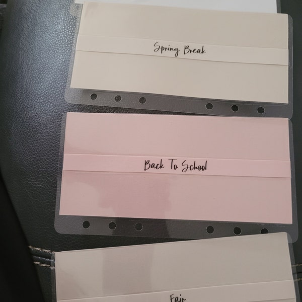 Clear Cash Envelopes Laminated | Soft Pinks/ White Colors | Reusable ...