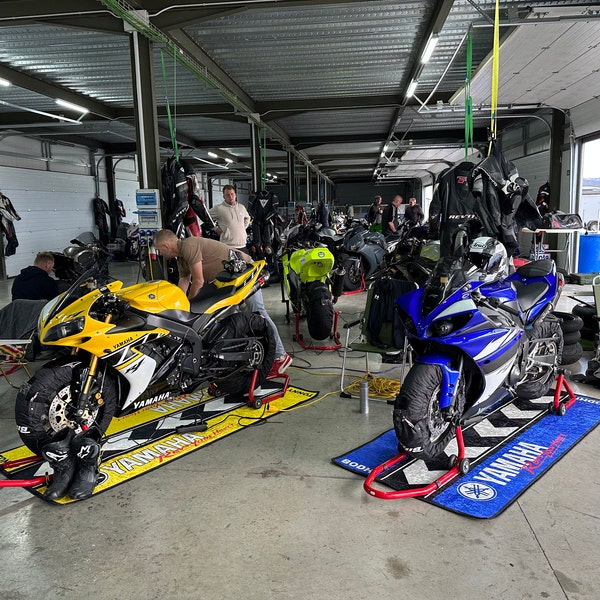 Yamaha Motorcycle Personalized Rug Accesorries Floor Bottom Pit Mat ...