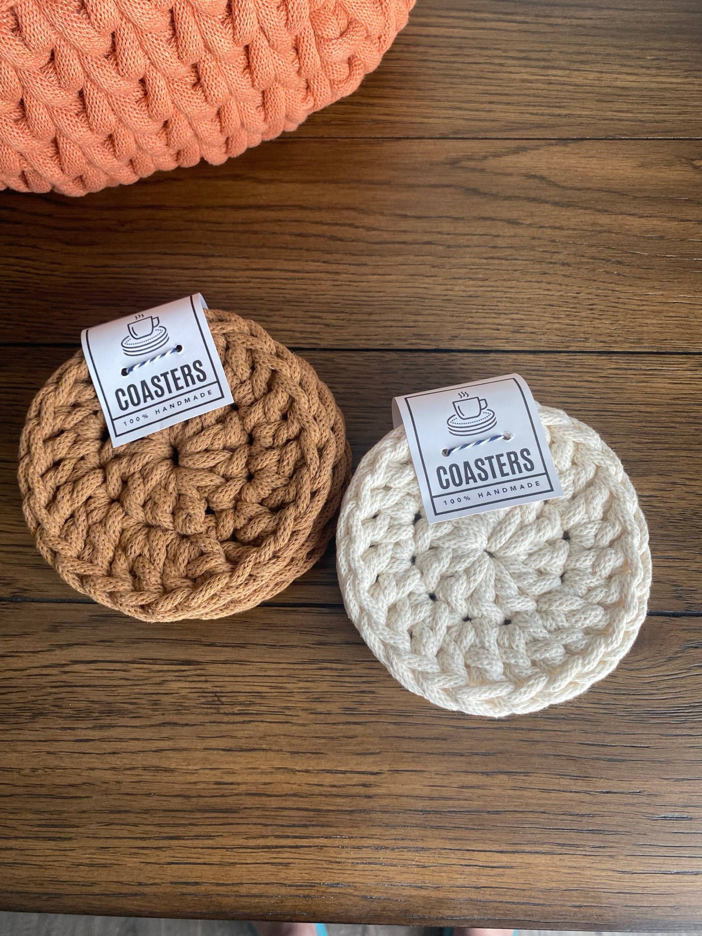 PRINTABLE Coaster Tags Wrap Labels - Downloadable PDF. DIY product tags ...