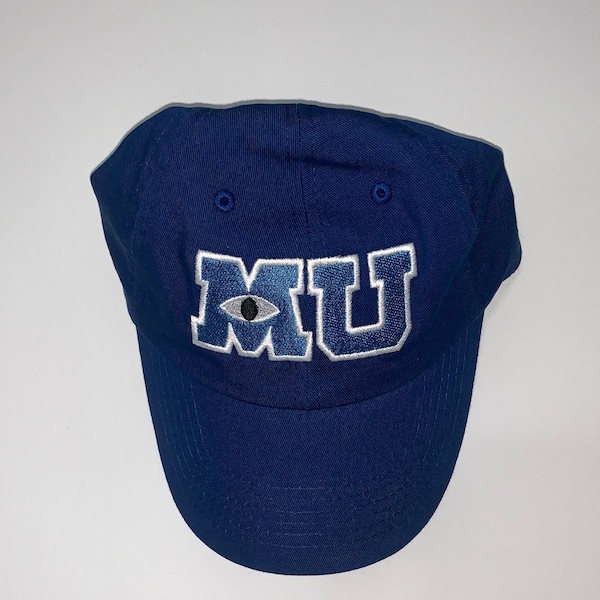 Monsters University MU Hat Mike Halloween Costume Embroidered Logo ...