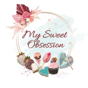 Pink Sweet Treats Logo Design Cupcake Cake Logo I Customize - Etsy