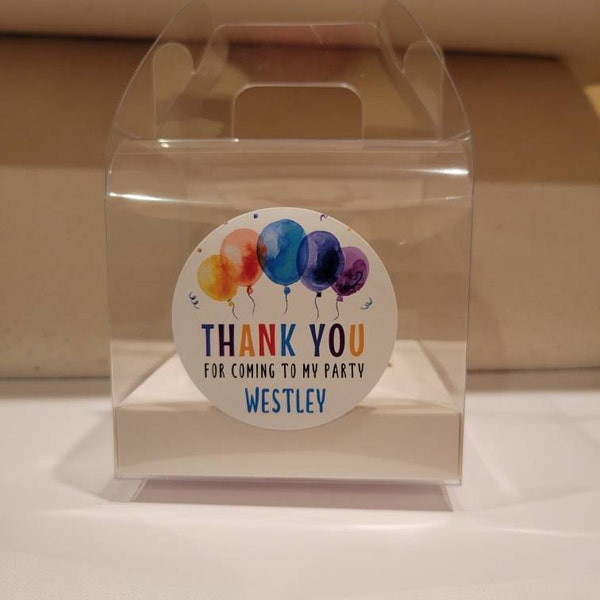 BOGO / Birthday Thank You Stickers / Birthday Stickers Personalized ...