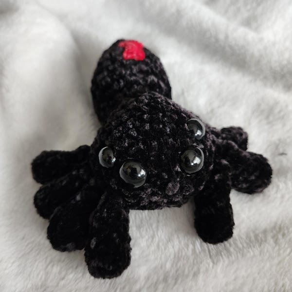 No Sew Spider Crochet Pattern, Spider Amigurumi Pattern, Crochet ...