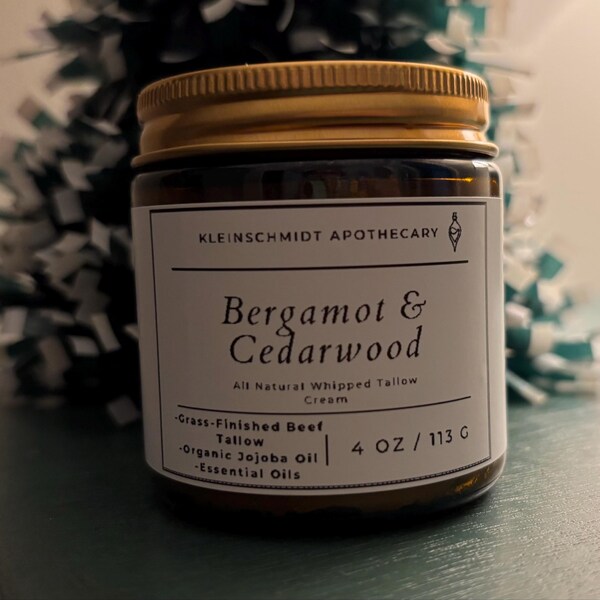 Lavender Rose Whipped Beef Tallow Cream - (4 Oz) Natural Moisturizer ...