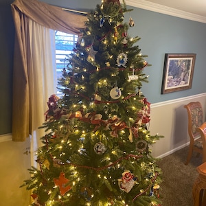 Red Star Christmas Tree Topper Decoration Red Metal Star 12 Reclaimed ...