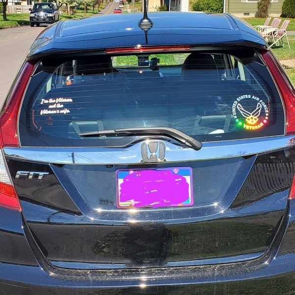 Veterans Wife Decal Sticker - Etsy