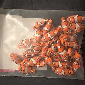 MINIATURE CLOWNFISH Tiny Sea Animals Figurines Figures for Fairy Garden ...