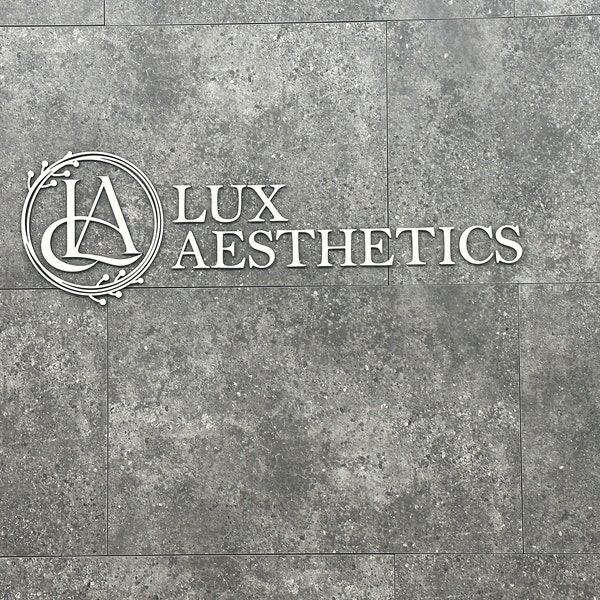 Custom Laser Cut Business Logo - Floating Pieces - Wall Mounted Logo ...