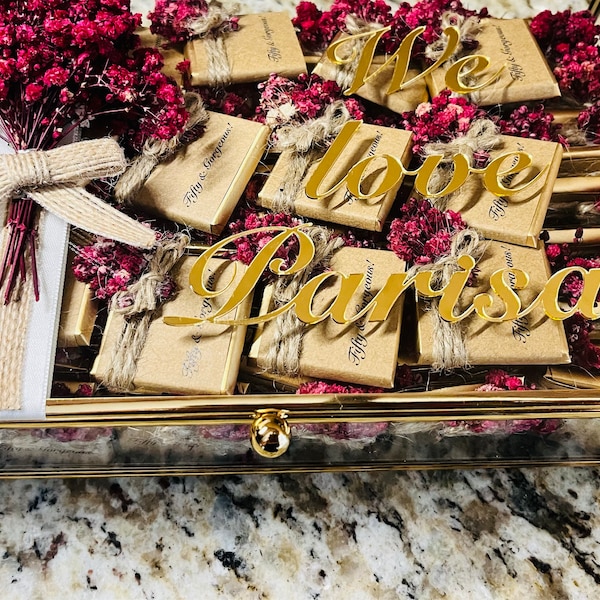 Wedding Favors Chocolate, Engagement Chocolate, Wedding Chocolate ...