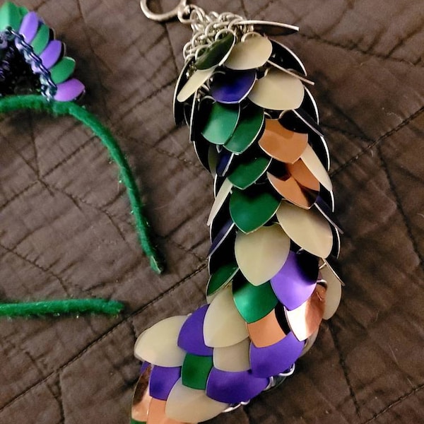 Scalemail Dragon Tail Tutorial - Four Sizes of Tail With Detailed ...