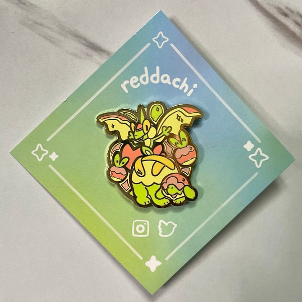 Poke Enamel Pins | Appletun, Applin, Dreepy, Drakloak, Dragapult ...