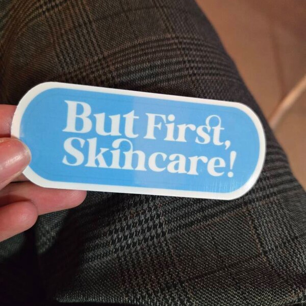 Be Good to Your Skin Smiley Face Sticker, Esthetician Gift, Skin Care ...