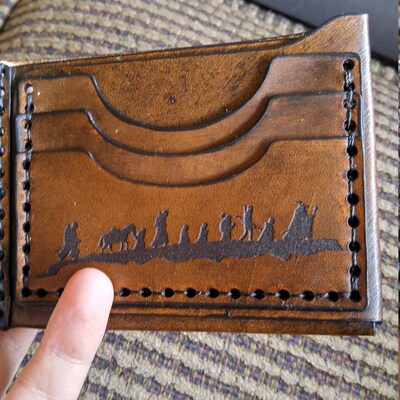 Leather Lord of the Rings Wallet White Tree of Gondor - Etsy