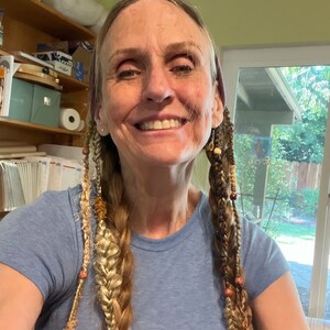 Ombre 4 Clip Set, Rainbow Fae Braids, Dreadlocks, Hair Wraps, Synthetic ...