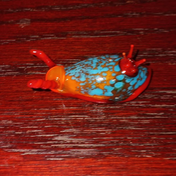 Nudibranch - Sea Slug Glass Sculpture - Slug Figure - Sea Slug - Bunny ...
