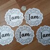 I Am Sticker, Affirmation Stickers, Clear Laptop Sticker, Water Bottle ...