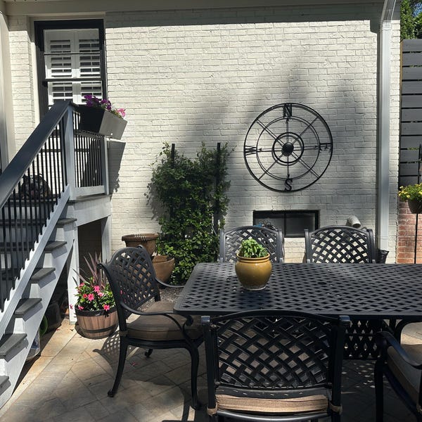 Compass Wall Art, Large Metal Compass, Farmhouse Home Decor, 42" Metal ...