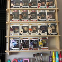 Funko Pop Display Shelf, Wall Display Unit, MDF, Pop Vinyl, Storage for ...