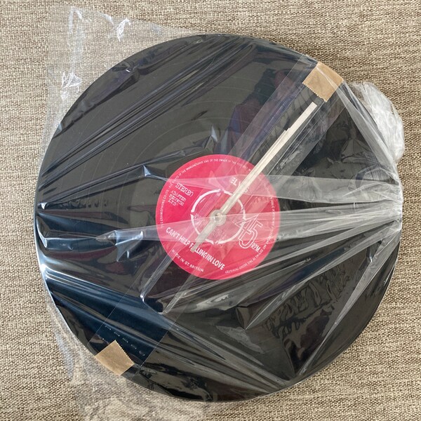 Real Vinyl Record Personalised Label 45rpm - Etsy