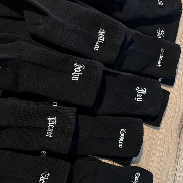 Custom Pilates Socks With Text,logo,sport Slips Socks,women Yoga ...