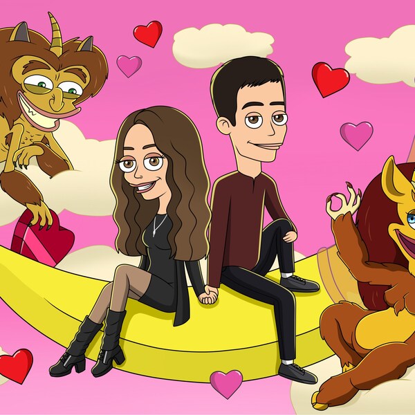 We Draw You in Your Favorite Animated TV Show Style, Custom Cartoon ...