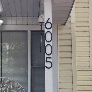 Colonial Script House Number / Extra Large Cursive Number / - Etsy